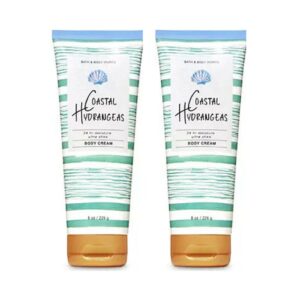 bath and body works coastal hudrangeas 2 pack ultra shea body cream 8 oz. (coastal hudrangeas)