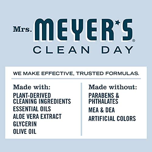 MRS. MEYER'S CLEAN DAY Liquid Hand Soap 4 Flavor Packs (SnowDrop)