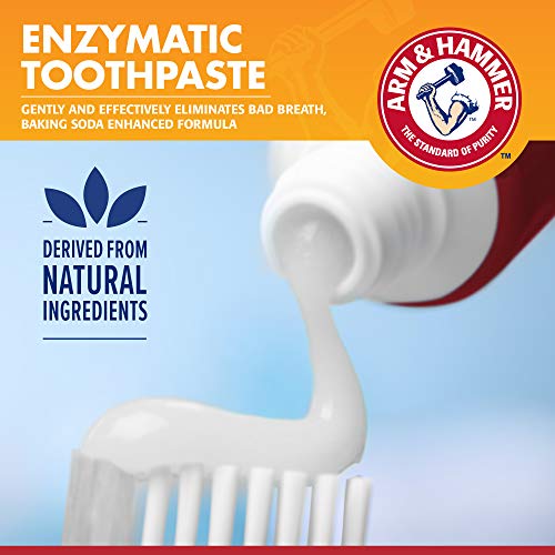 Arm & Hammer for Pets Clinical Care Dental Gum Health Enzymatic Toothpaste for Dogs | Soothes Inflamed Gums | Dog Toothpaste is Safe for All Dogs and Puppies, Beef Flavor, 2.5 Ounces