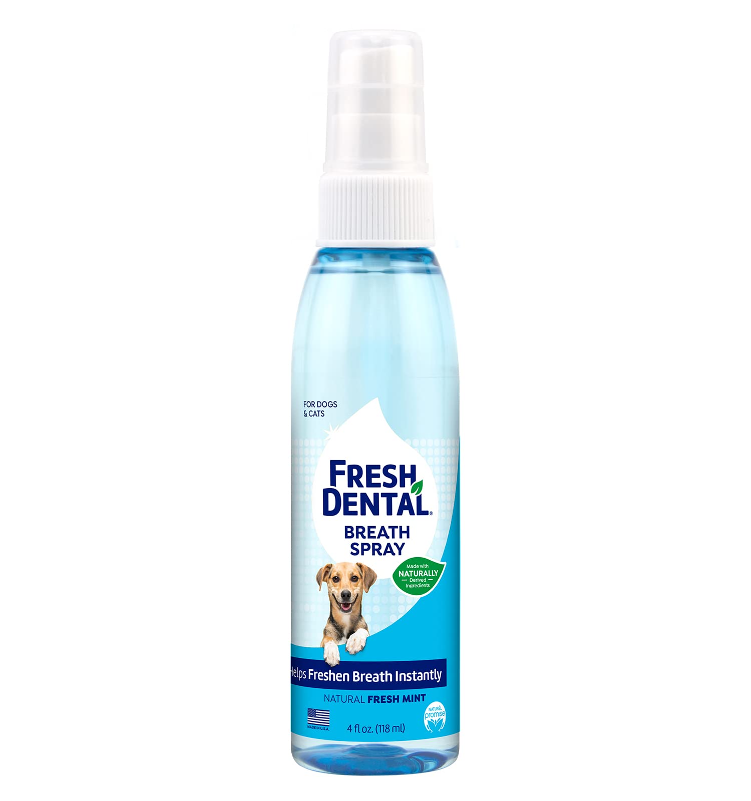 Naturel Promise DNP33013 Fresh Dental Dog Spray, 4-Ounce