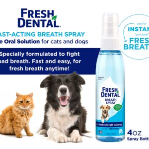 Naturel Promise DNP33013 Fresh Dental Dog Spray, 4-Ounce