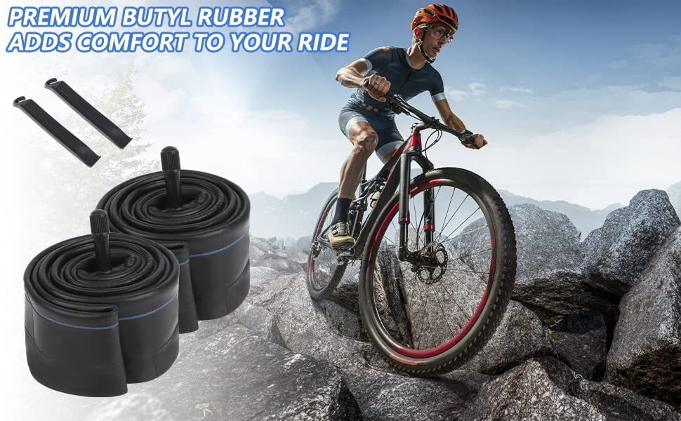 Bike Tube 24 x 2.125/2.35,Compatible with 24 Inch 2.10-2.40 Schrader Valve 35MM Bicycle Inner Tube Pack of 2