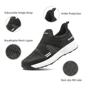 Kyedoo Men‘s Indoor Cycling Shoes Compatible with SPD Cleats, Comfortable Walkable Bike Shoes, CLEATS INCLUDED M10 Black