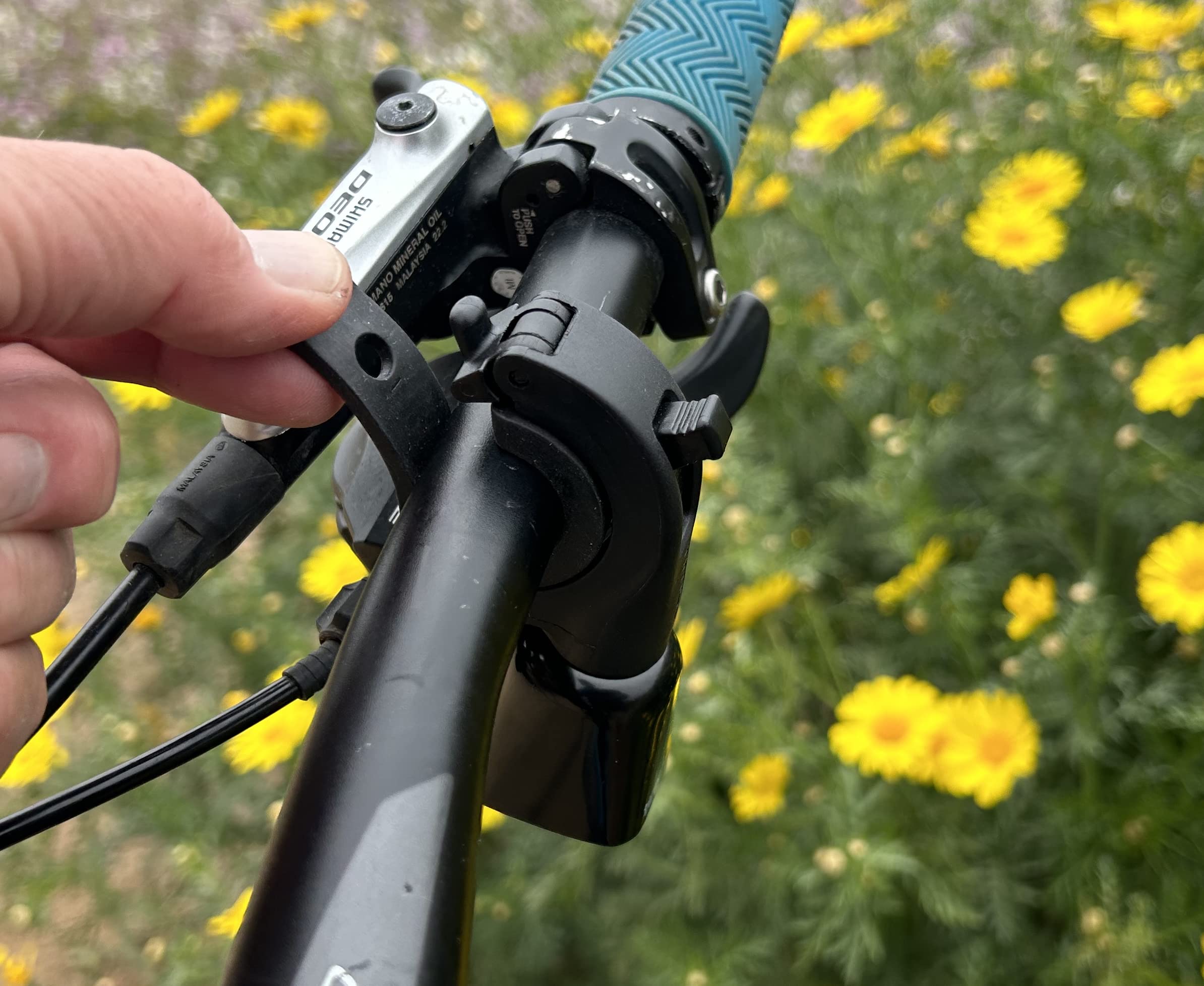 Timber Mountain Bike Bell - New Quick Release Model Yew! - Multi-use MTB Trail Bell with Dual Modes