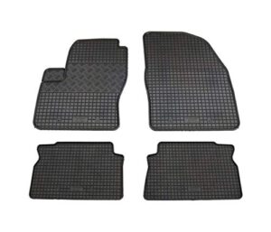 black rubber car floor mats vd569 all weather odorless car floor mat liners 4-piece set car accessories compatible with ford focus c-max c-max type c214 2004 2005 2006 2007 2008 2009 2010