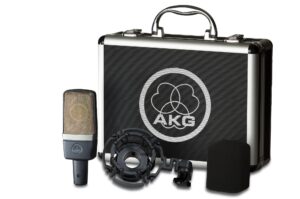 akg c214 large-diaphragm condenser microphone (c214d1)