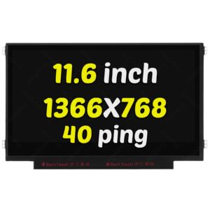 pehdpvs screen replacement 11.6" for asus chromebook flip c214ma c214ma-ys02 c214ma-ys02t c214ma-q1 c214ma-qs2 c214 c214m lcd screen hd 1366x768 ips 40pin laptop touch screen display panel