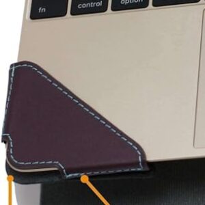 Broonel - Profile Series - Purple Leather Laptop Case - Compatible with ASUS Chromebook Flip C214 11.6"