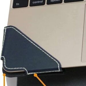 Broonel - Profile Series - Blue Leather Laptop Case Compatible with ASUS Chromebook Flip C214 11.6"