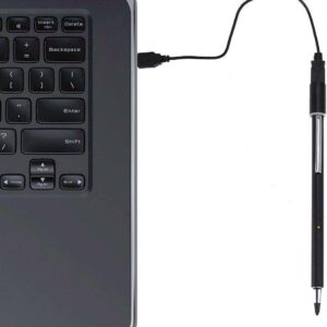 Broonel Black Fine Point Digital Active Stylus Pen - Compatible with ASUS Chromebook Flip C214 11.6"