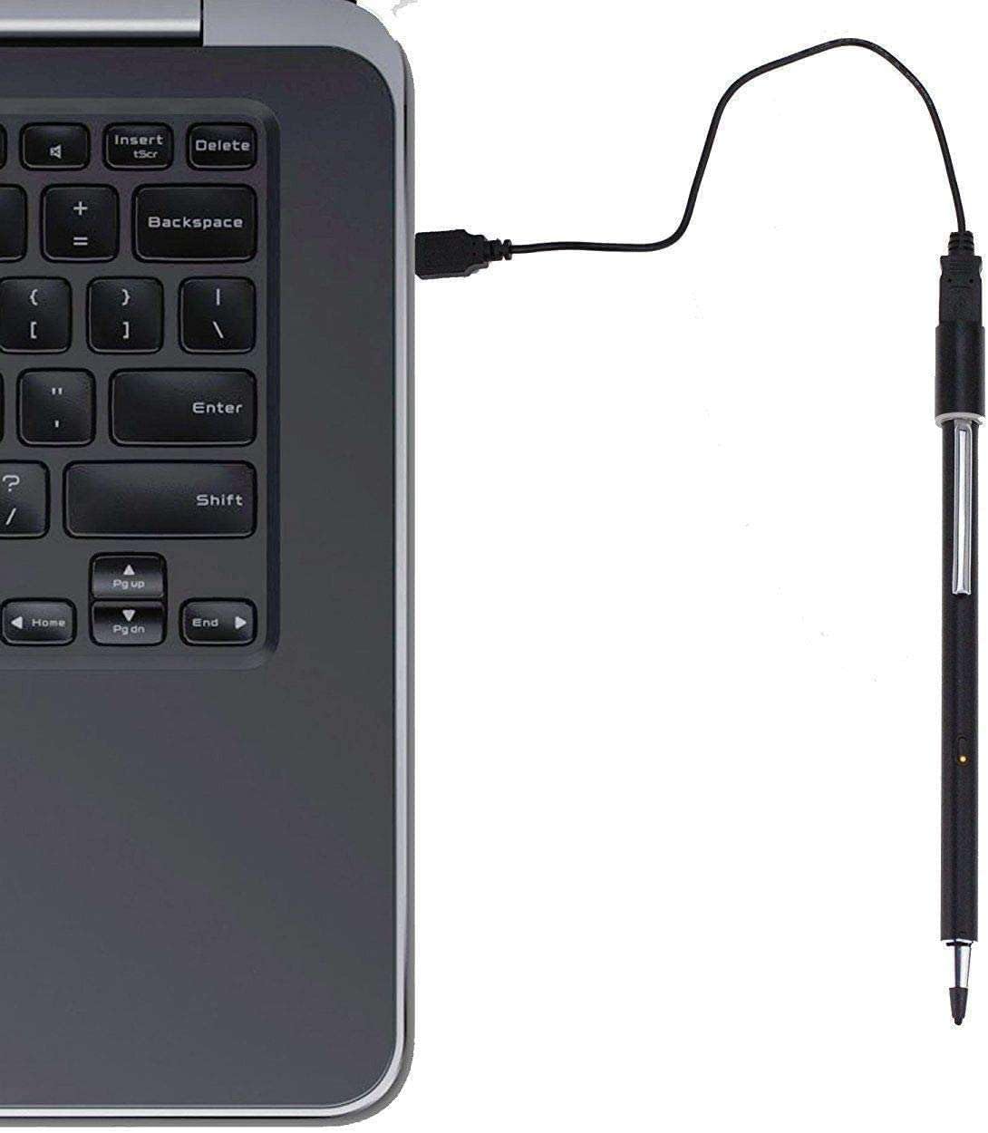 Broonel Black Fine Point Digital Active Stylus Pen - Compatible with ASUS Chromebook Flip C214 11.6"