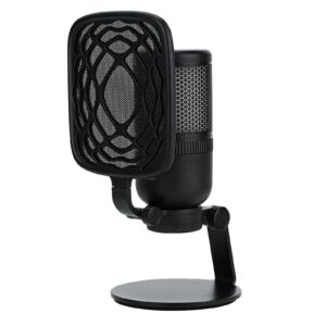 asmuse gaming pc usb microphone, podcast condenser mic with boom arm, pop filter, mute button for streaming,online chat, rgb computer mic for ps4/5 pc gamer youtube