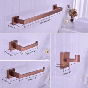 Bathroom Accessories Toilet Paper Holder Brushed Rose Gold Towel Hooks Stainless Steel Bedroom Wall Mount Bath Hardware Sets,Paper Holder