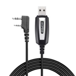 baofeng usb programming cable ch340 chip for uv-5r bf-f8hp 5rm uv-21r gmrs uv-5g plus gm-15pro gm-5rh gm21 k5plus ar-152 uv-17r tidradio td-h3 8 quansheng uv-k5 8 ham radio