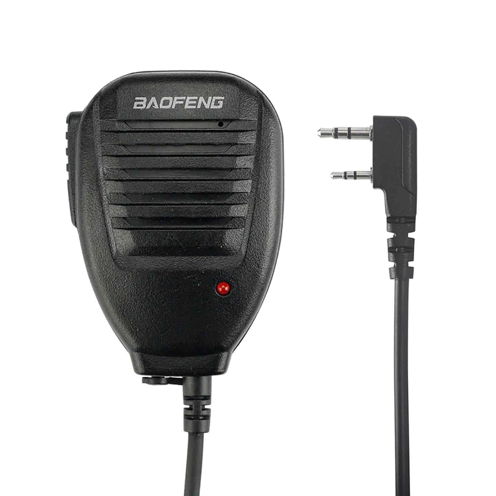 Baofeng 2-pin Two Way Speaker Microphone, Reinforced Cable and Rain Shoulder Handheld, Compatible UV-5R 5RPlus UV-82 82hp BF-F8HP 5RA 5RB 5RC 5RD 5RE UV-S9 etc