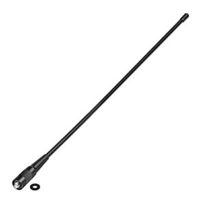 bingfu dual band vhf uhf 136-174mhz 400-470mhz ham radio antenna two way radio antenna walkie talkie flexible whip antenna sma female for kenwood wouxun baofeng radios bf-f8hp uv-5r uv-82 bf-888s