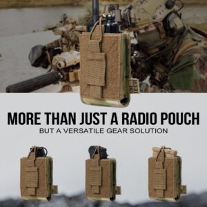 OneTigris Radio Holster for BaoFeng UV-5R BF-F8HP Nylon MOLLE Pouch for Walkie Talkie