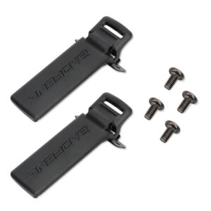 original replacement belt clip with screws for baofeng uv-5r(all) series two way radios walkie talkie,2pack