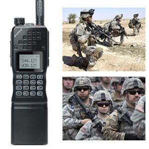 2 Pack Baofeng AR-152 10W ham Radio Powerful Military Grade Radio 12000mAh Battery Long Range Walkie Talkie with ar-152a cs tactical antenna and programming cable Two Way Radio Full Set