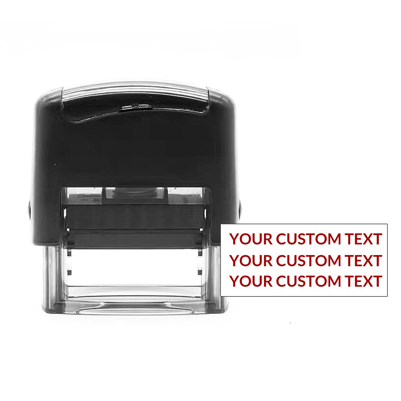 Teryiaco Large Return Address Stamps - up to 3 lines - customizable self-inking rubber stamps - many font choices for online customizati (Small 9/16" x 1-1/2")