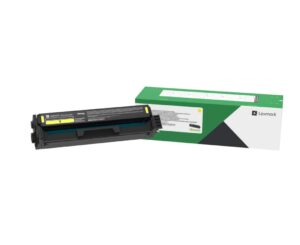 lexmark, lexc3210y0, c3210y0 yellow return program print cartridge, 1 each, smaill