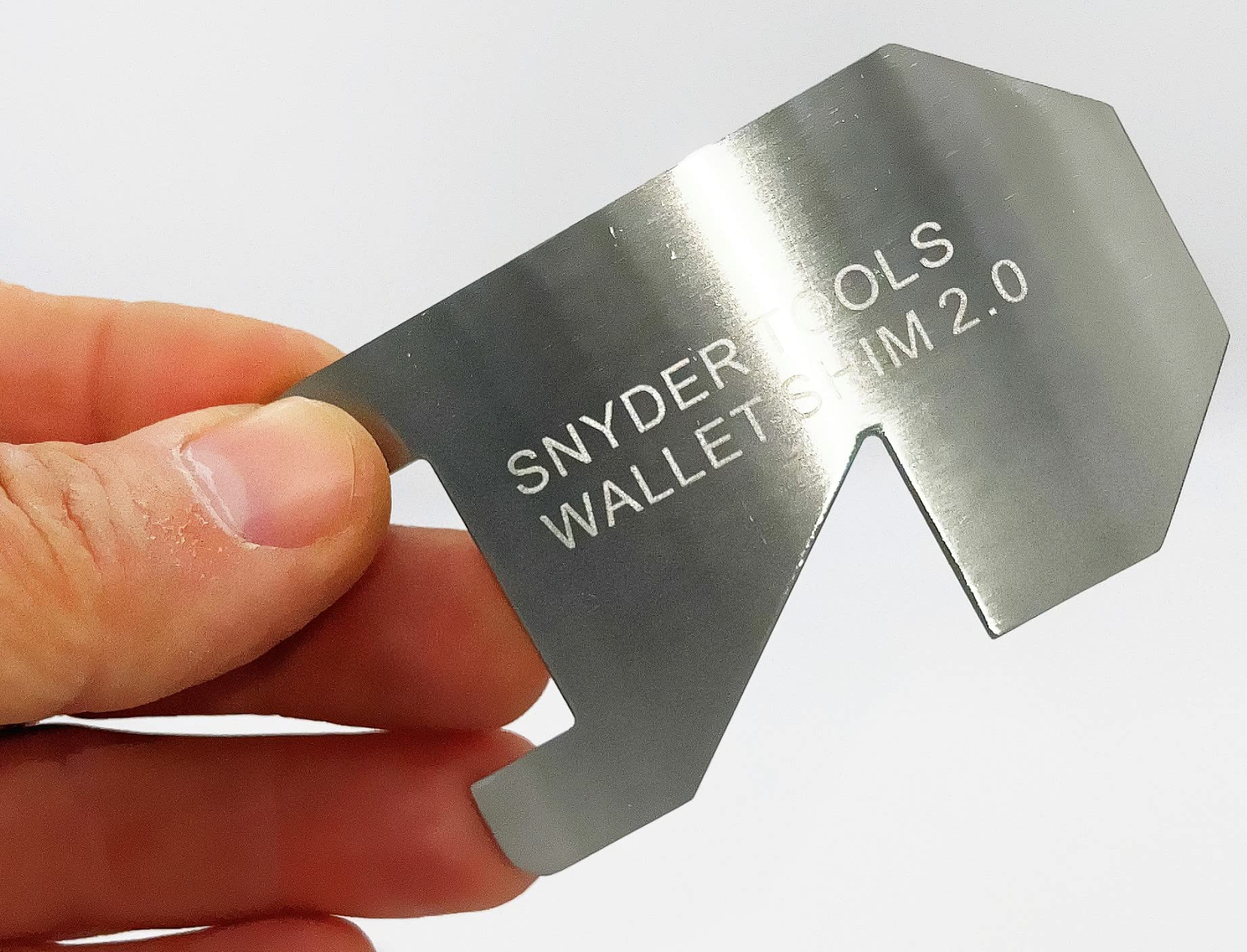 Wallet Shim - Credit Card Size Tool | Cool Gadgets for Men and Women: Stainless Steel Wallet Card