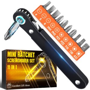 mens gifts right angle screwdriver: fathers day dad gifts from daughter son wife tools gift for husband stepdad grandpa 90 degree offset tight space low profile ratcheting screwdriver cool gadgets edc