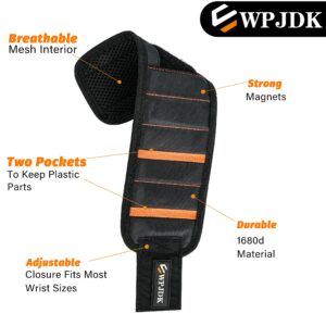 EWPJDK Magnetic Wristband for Holding Screws, Drilling Bits, Nails, Stocking Stuffers Gifts for Men Father's Day Gift Christmas Gifts for Dad Birthday Gifts for Men Dad Gadget Gifts for Husband