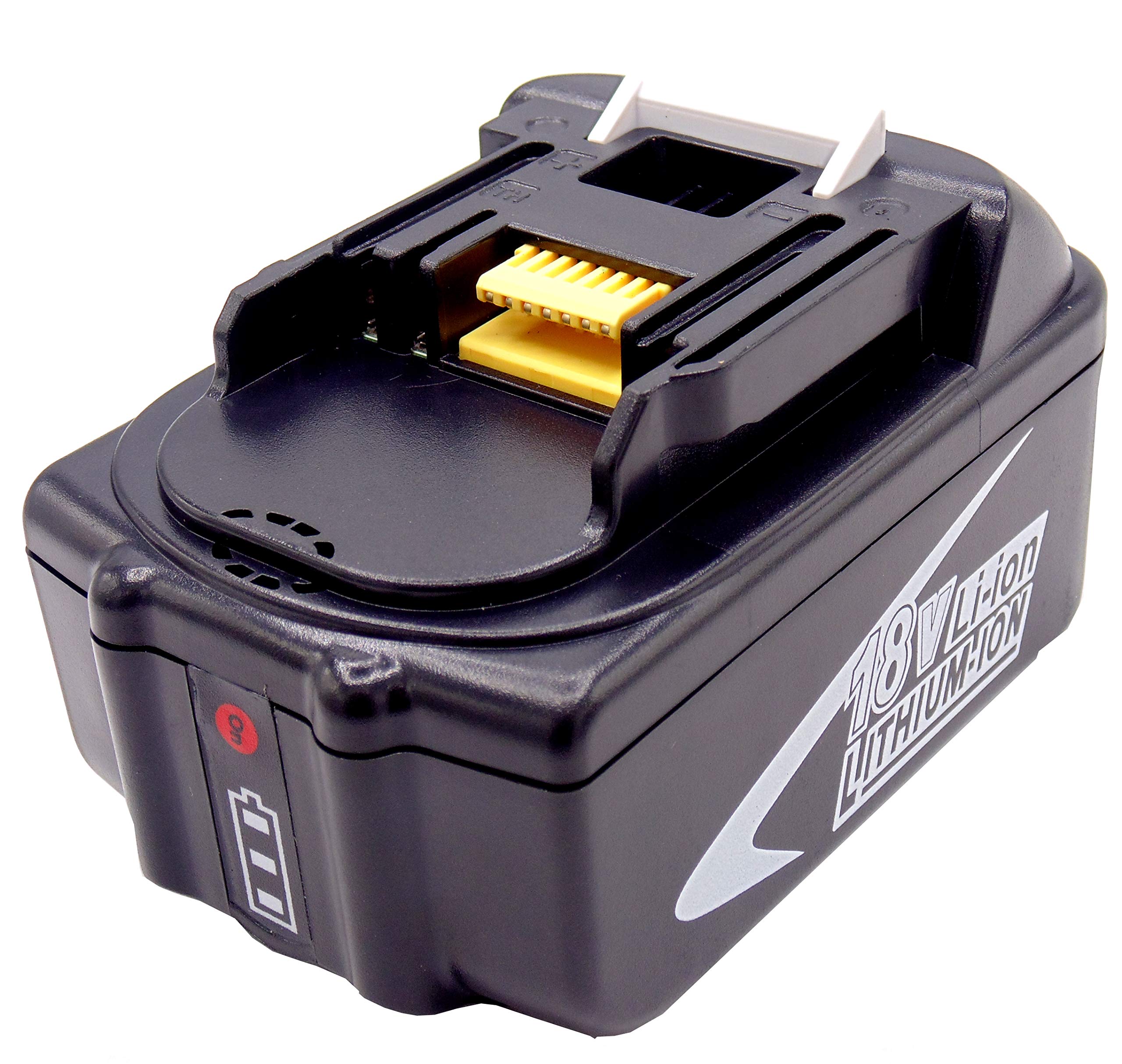 CNBY® 2X BL1850B 18V 5Ah + Charger DC18RC, Replace for Makita 18v Battery BL1850B BL1860B BL1830B, Kompatibel with Makita 18V