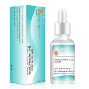 egf serum for face - moisturizing and hydrating featuring skin growth factor egf - smoothes wrinkles, reduce the look of age spots- - for face, neck, and chest - 1 fl oz.