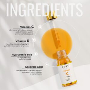 Vitamin C Serum Hyaluronic Acid Anti-aging Face Moisturizer Nourishing Protects your skin Anti-wrinkle care Collagen Glycerin Ascorbic Acid Plumping Cream