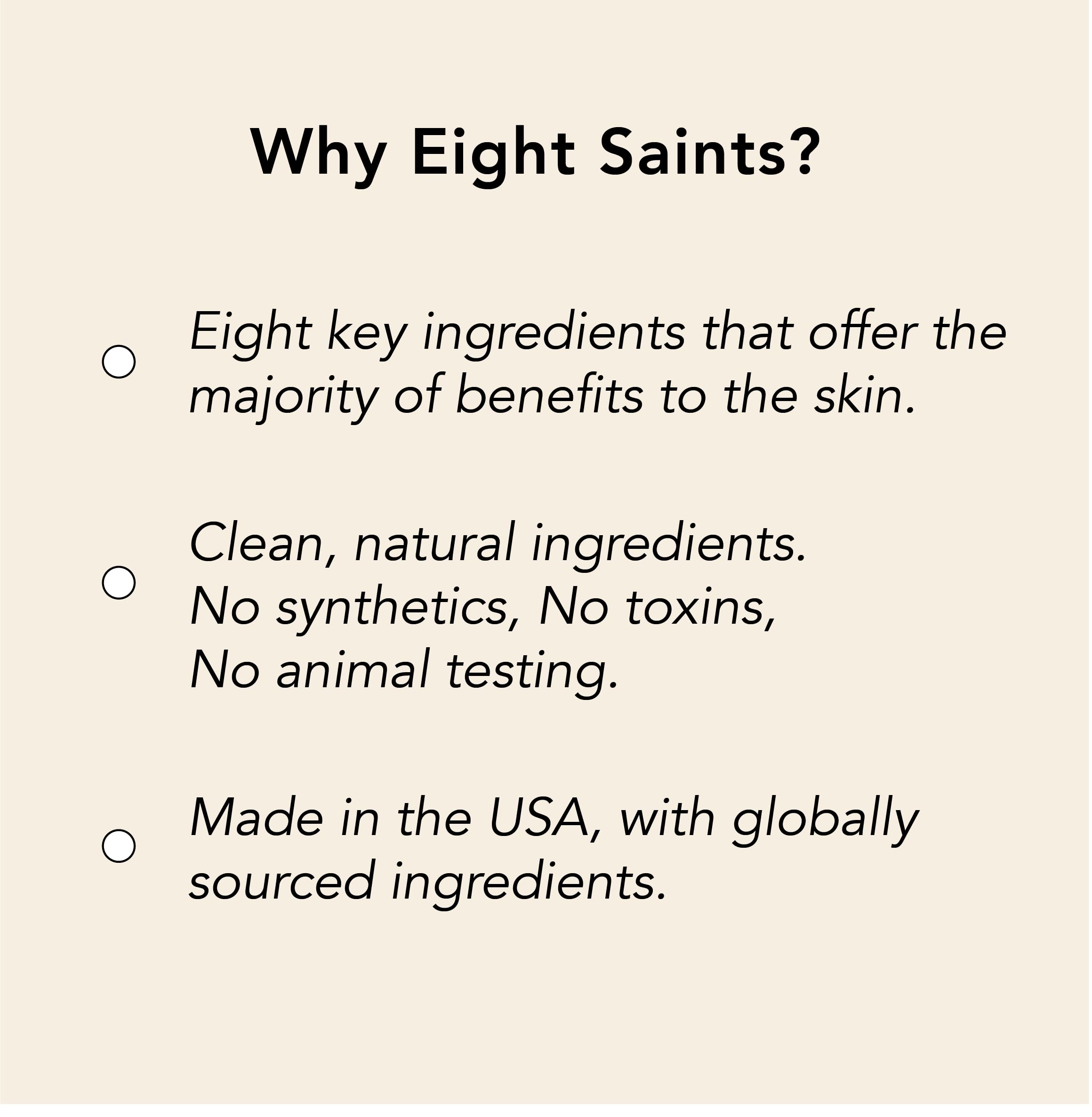 Eight Saints Skincare Pure Hyaluronic Acid Serum for Face Plumping, Natural and Organic Vitamin C Face Serum with Vitamin E for Fine Lines, Reduces Wrinkles, Firming, Hydrating, Anti-Aging, 1 Oz