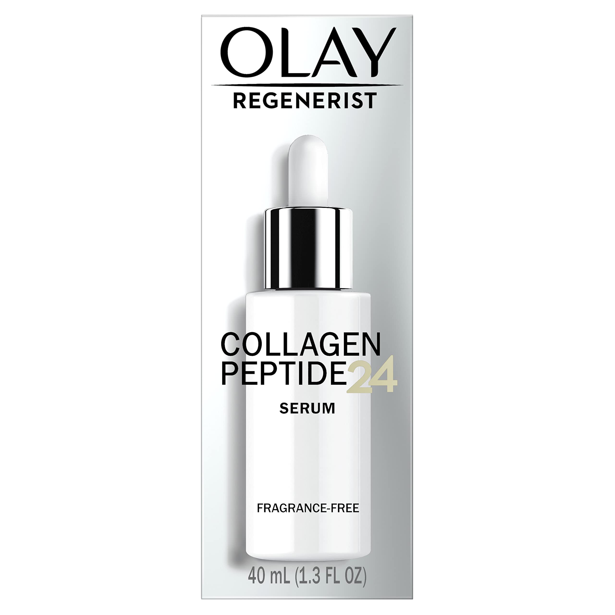 Olay Regenerist Collagen Peptide 24 Serum, Fragrance-Free, 1.3 fl oz