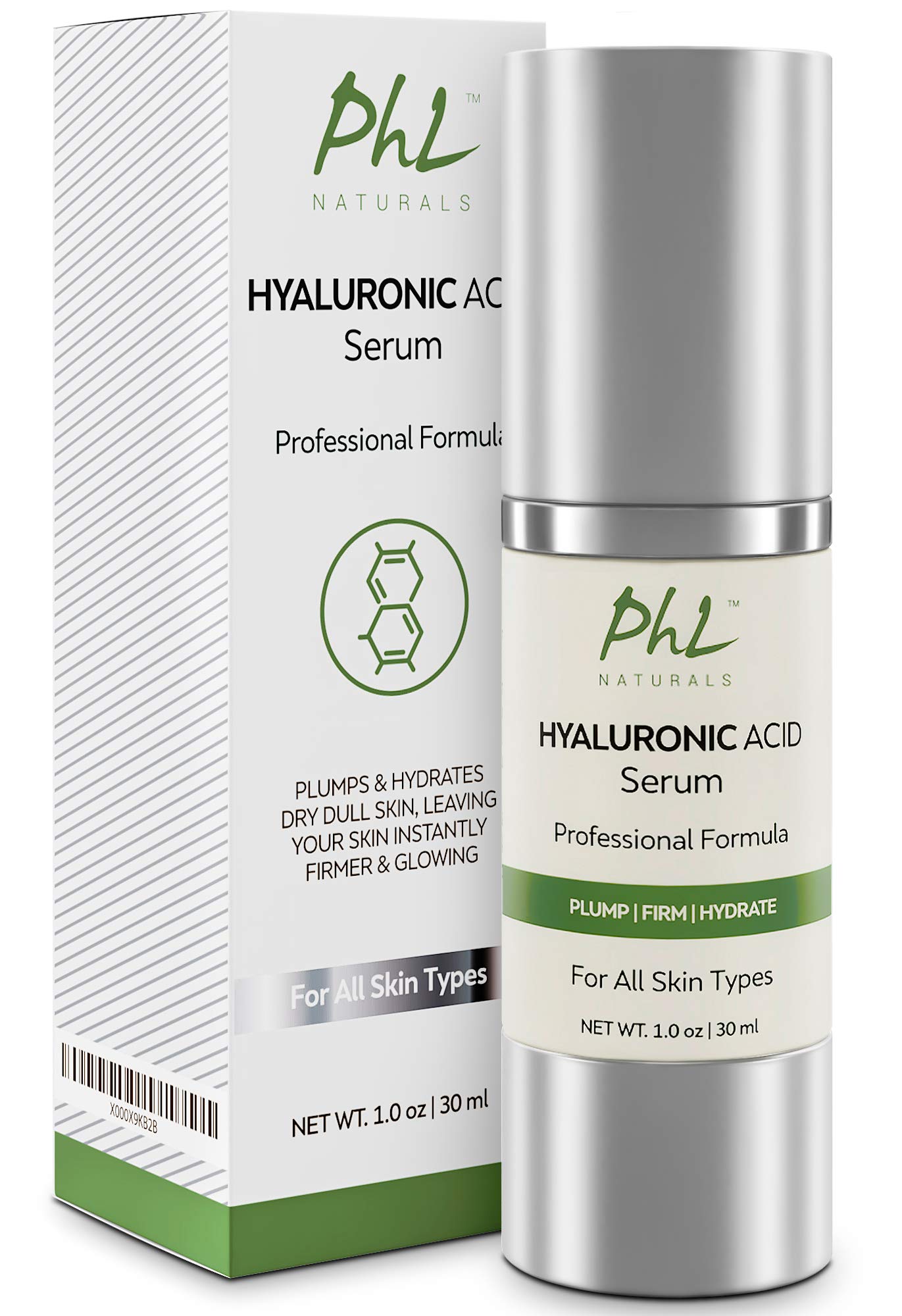 Hyaluronic Acid Serum for Face - Pure Anti-Aging Serum with Vitamin C and E- Intense Hydration Booster Non-Greasy, Paraben-Free, Best Hyaluronic Acid for Your Skin - 1 fl oz