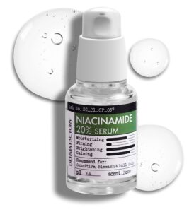 niacinamide 20% vitamin b3 concentrated face vegan serum 1 oz - damask rose 64.5% no-scent even skin tone defying-aging minimizing pores plump fine lines sensitive dull no stickiness chemicals korean