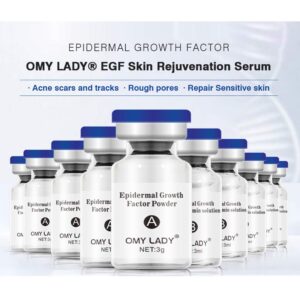 EGF Skin Rejuvenation Serum & Epidermal Growth Factor Powder Kit, Moisturizing Removing Wrinkles, Fine Lines and Pigmentation, Acne Scars Treatment Facial Repairing Serum