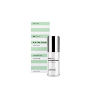 bioeffect egf day serum with hyaluronic acid and natural barley growth factor, oil-free wrinkle serum for face, boosts hydration, firming, refines pores, smooths skin texture for all skin types