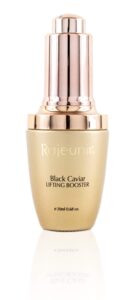 rajeunir black caviar concentrated lifting booster w/essential amino acids & structuring peptides will help give the skin a tighter, firmer look