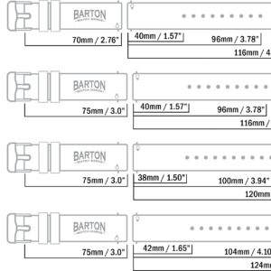 BARTON WATCH BANDS 16mm Happy Yellow Soft Silicone Quick Release Straps