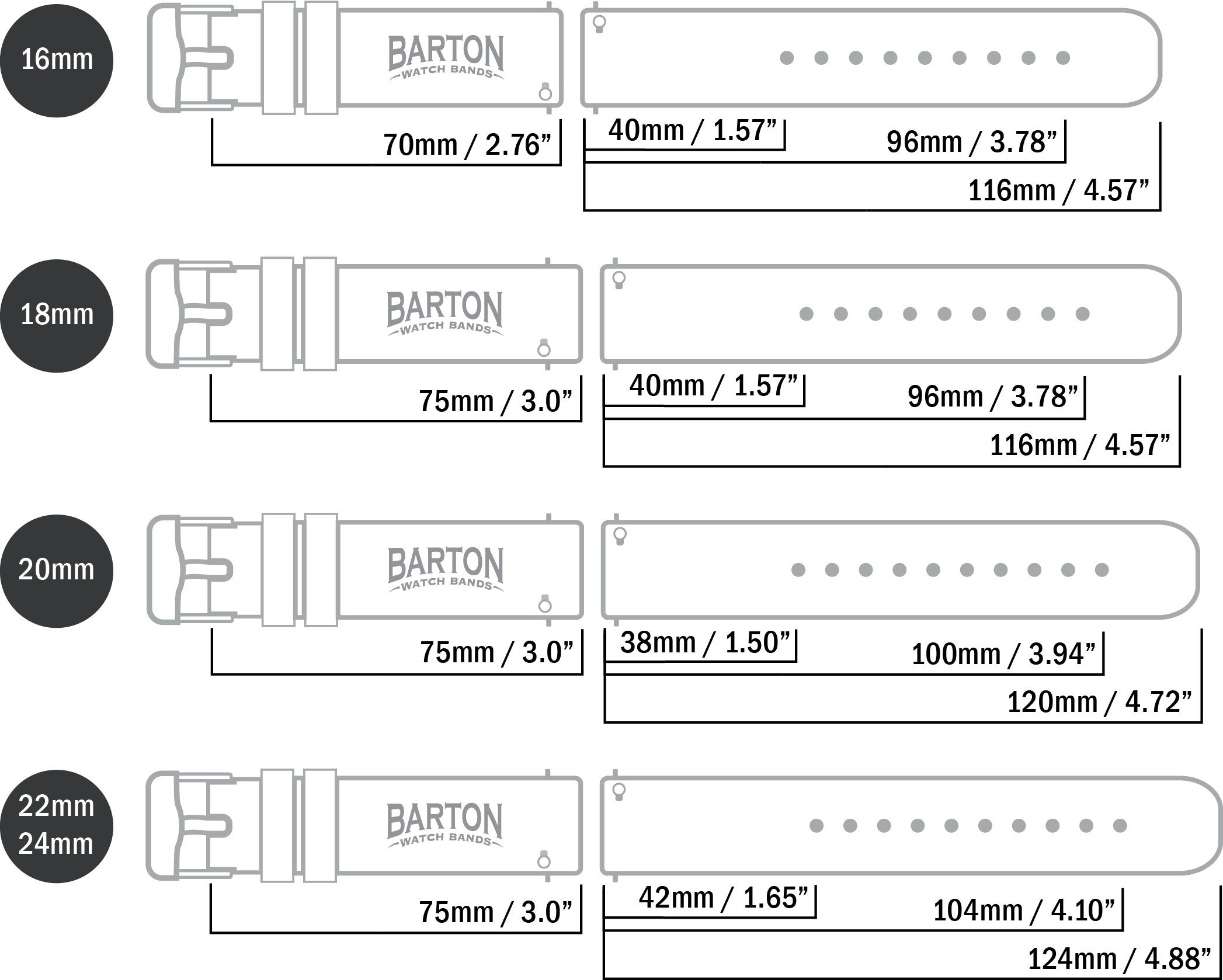 BARTON WATCH BANDS 16mm Happy Yellow Soft Silicone Quick Release Straps