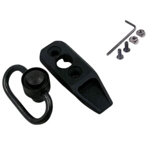 alloy black tactical m lok modular direct attachment m-lok quick detach qd sling swivel mount kit-push button