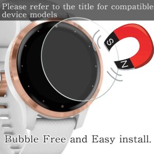 Puccy [3 Pack] Tempered Glass Screen Protector Compatible with IWC International Watch Company IW356809 Film Protectors Anti Scratch Bubble Free for Smartwatch