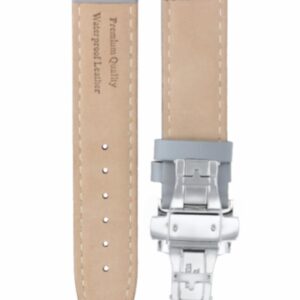 Ewatchparts 18-19-20-22-24MM LEATHER BAND STRAP SMOOTH COMPATIBLE WITH IWC PILOT PORTUGUESE