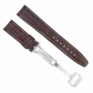 Ewatchparts 20-22MM REPLACEMENT LEATHER WATCH BAND STRAP COMPATIBLE WITH IWC PILOT PORTUGUESE TOP GUN