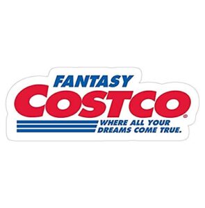 fantasy costco decal sticker - sticker graphic - sticks to any flat surface