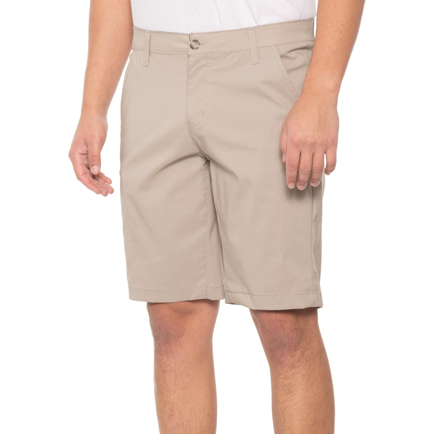 Eddie Bauer Men's Rainier Shorts, Dune, 32, Hiking Shorts