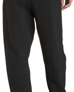 Russell Athletic Men's Dri-Power Open Bottom Sweatpants with Pockets, Black, XX-Large