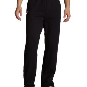 Russell Athletic Men's Dri-Power Open Bottom Sweatpants with Pockets, Black, XX-Large