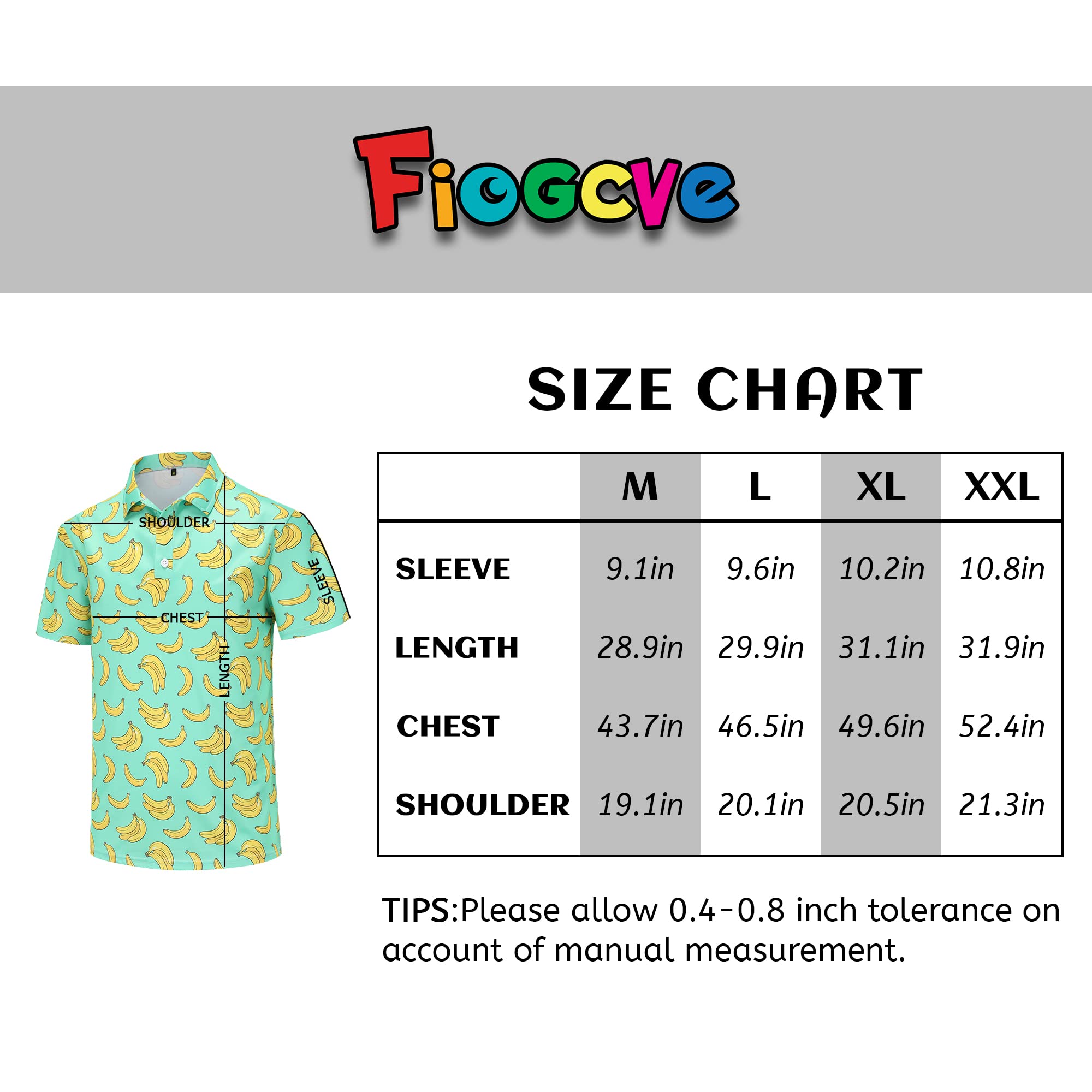 Golf Shirts for Men Dry Fit Mens Golf Shirt Short Sleeve Funny Hot Dog Golf Polo Shirts