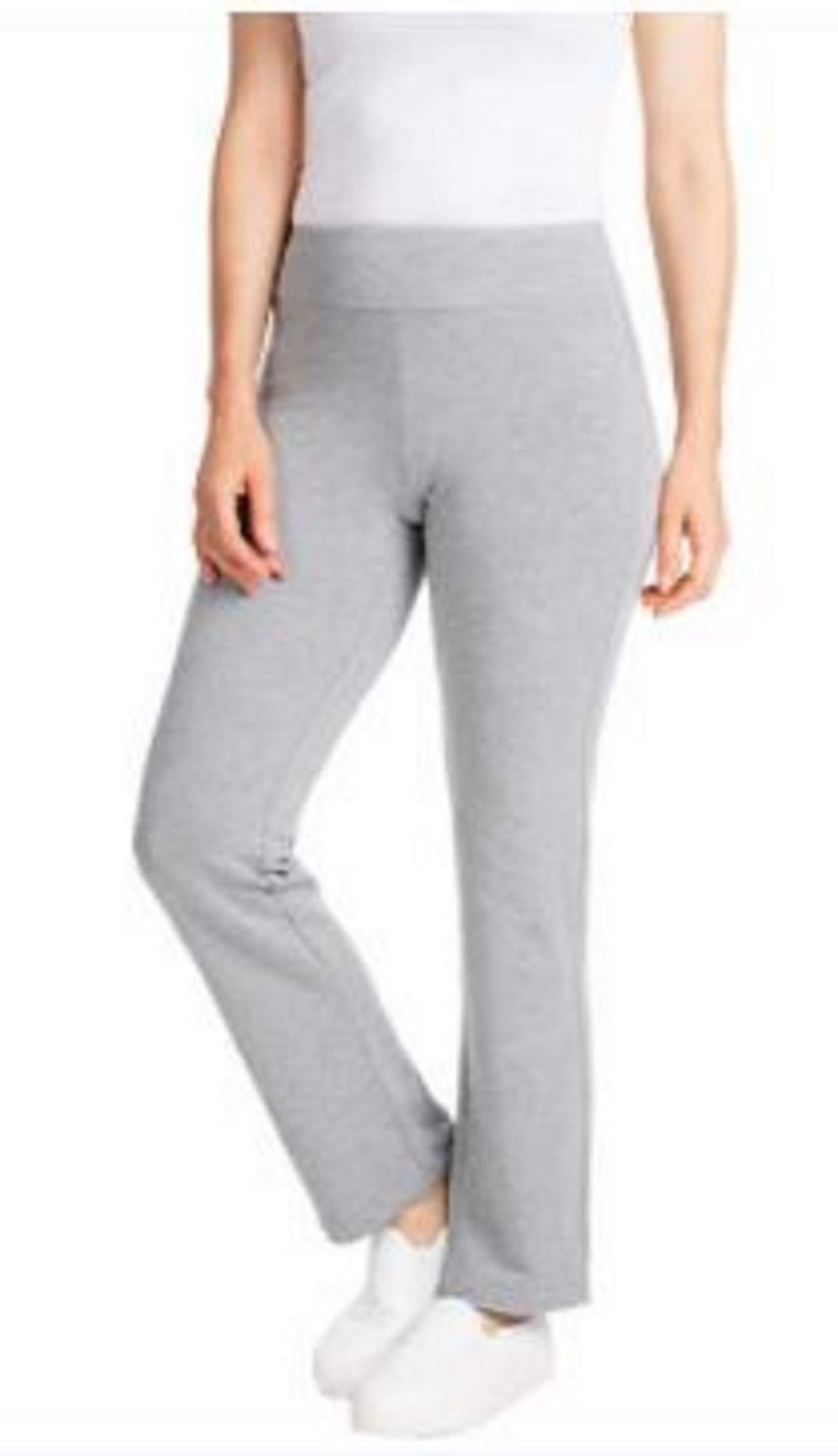 Dalia Ladies’ Pull-On Knit Pant (Heather Grey, X-Large)